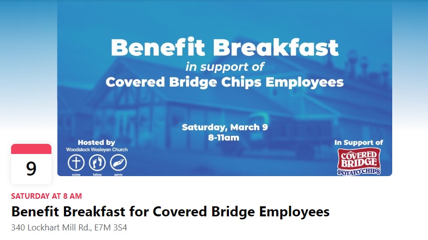 Communities supporting each other Covered Bridge fire - Acadia Broadcasting